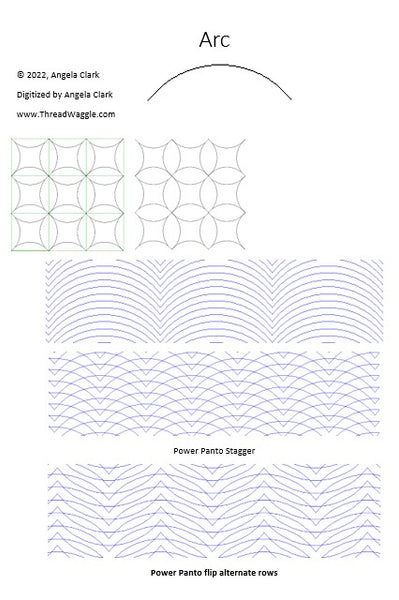 Arc – Thread Waggle Quilting
